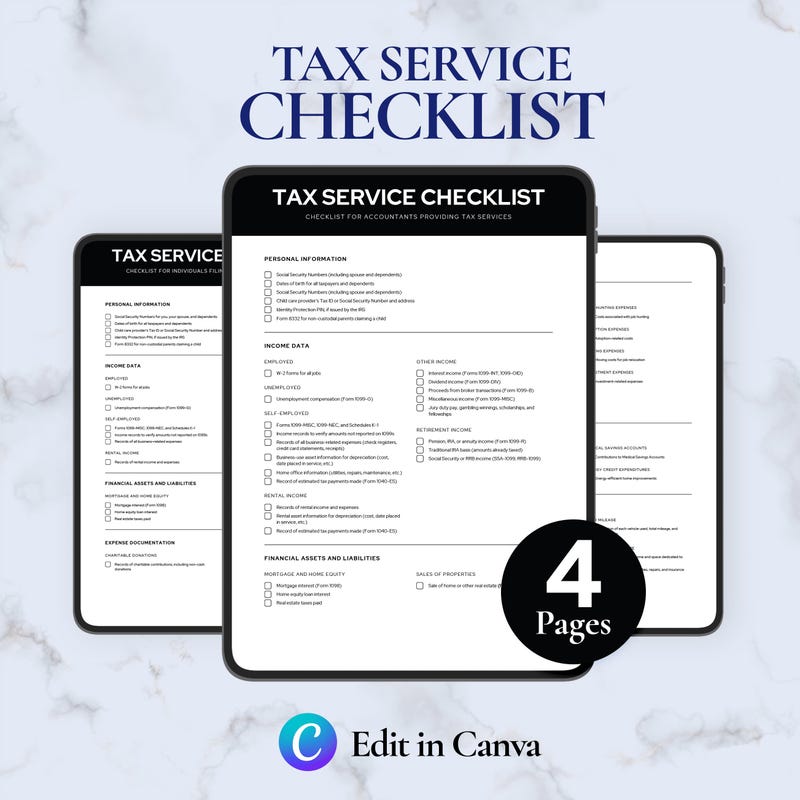 2025 Checklist - Etsy