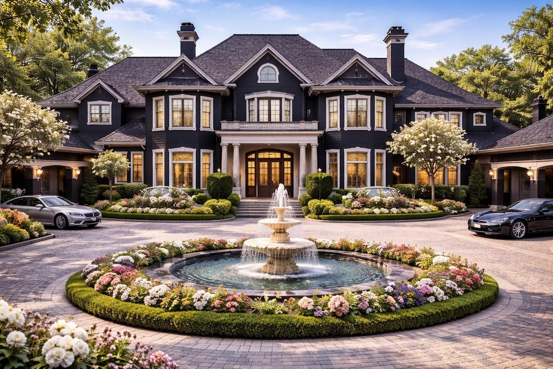 Luxury House Plan PDF | 5 Bedroom Estate Blueprint | Basement + Upper ...