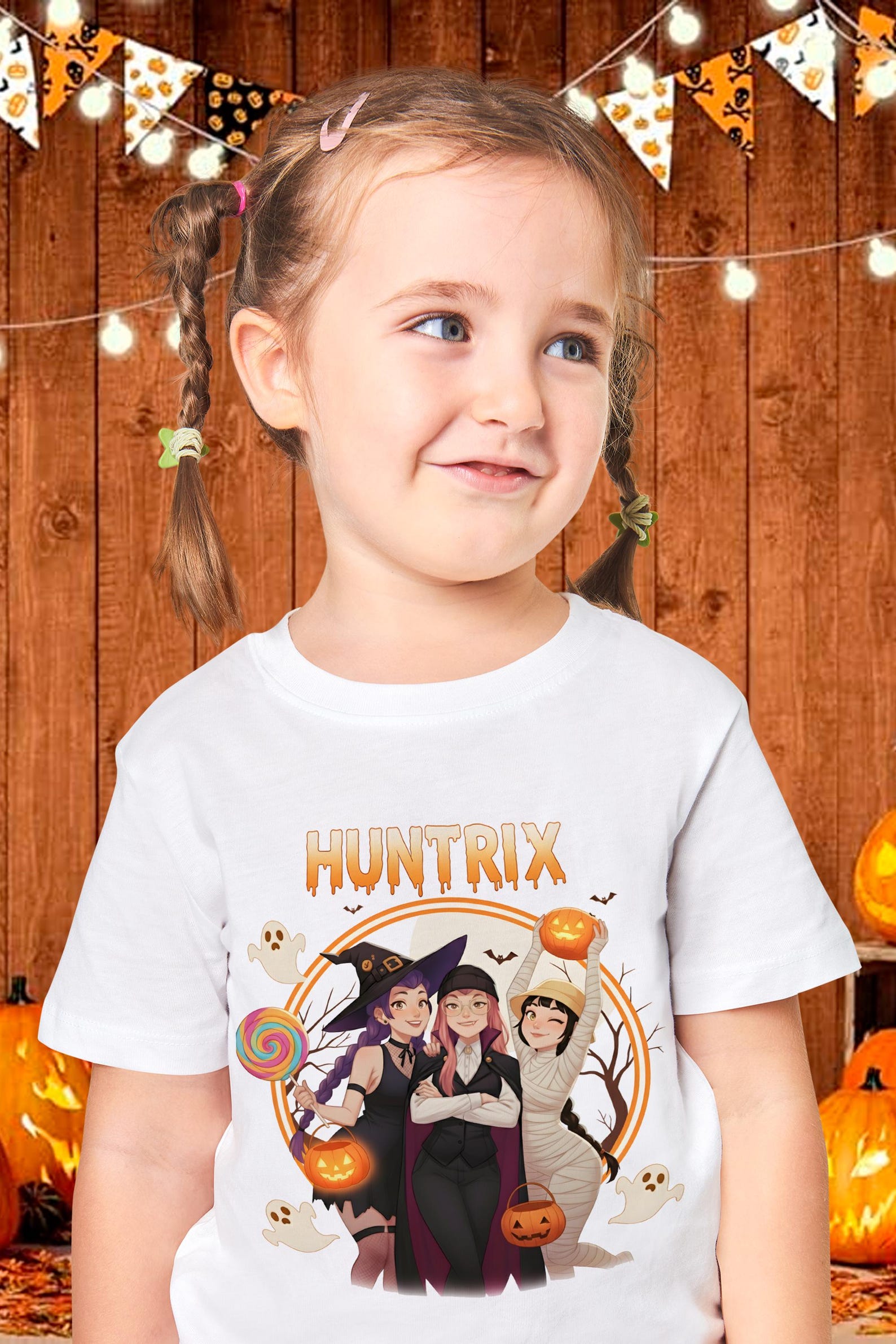 Spooky Huntrix Halloween PNG, Kpop Demon Hunters Clipart, Saja Girls ...