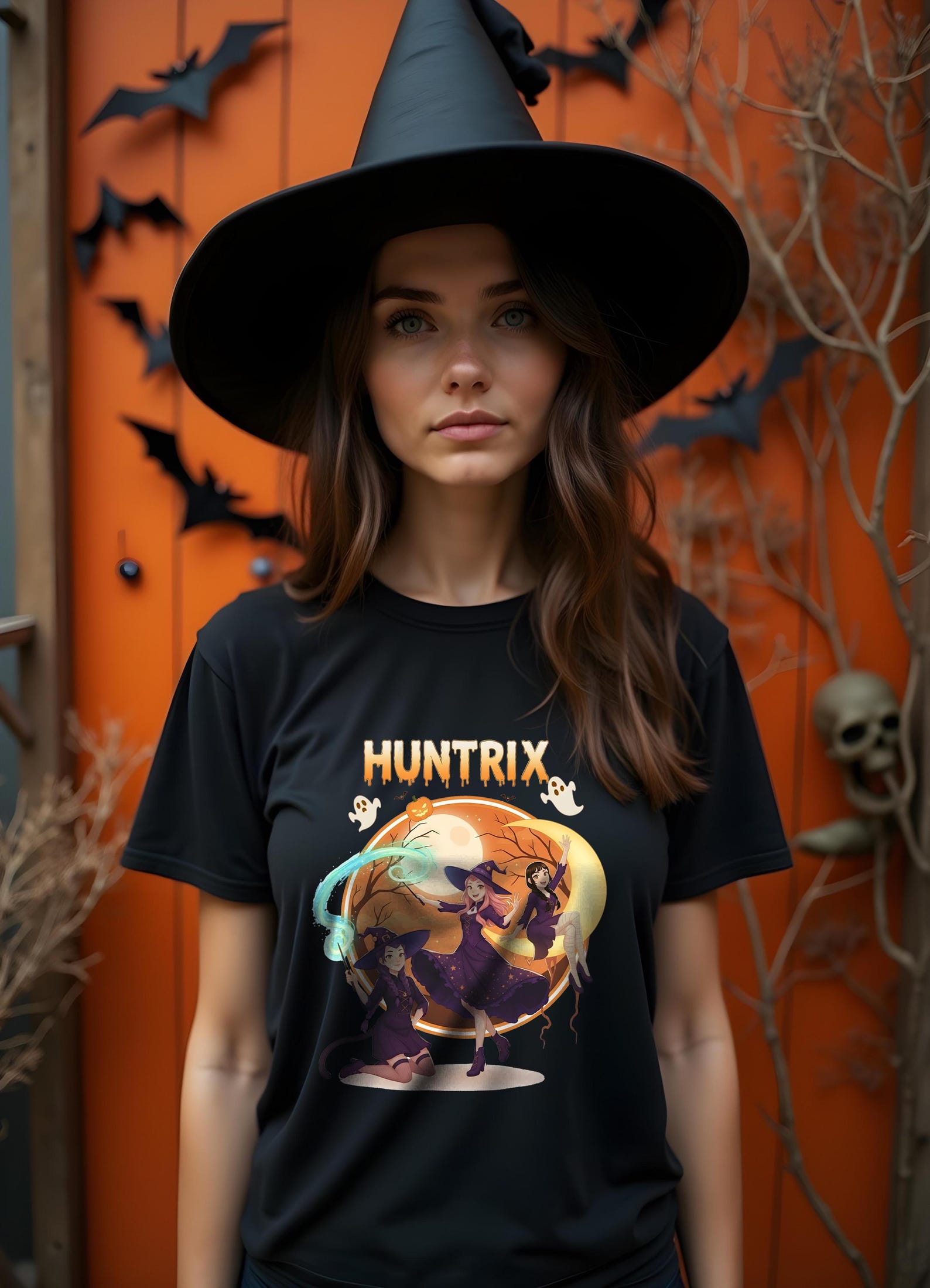 Spooky Huntrix Halloween PNG, Kpop Demon Hunters Clipart, Saja Girls ...