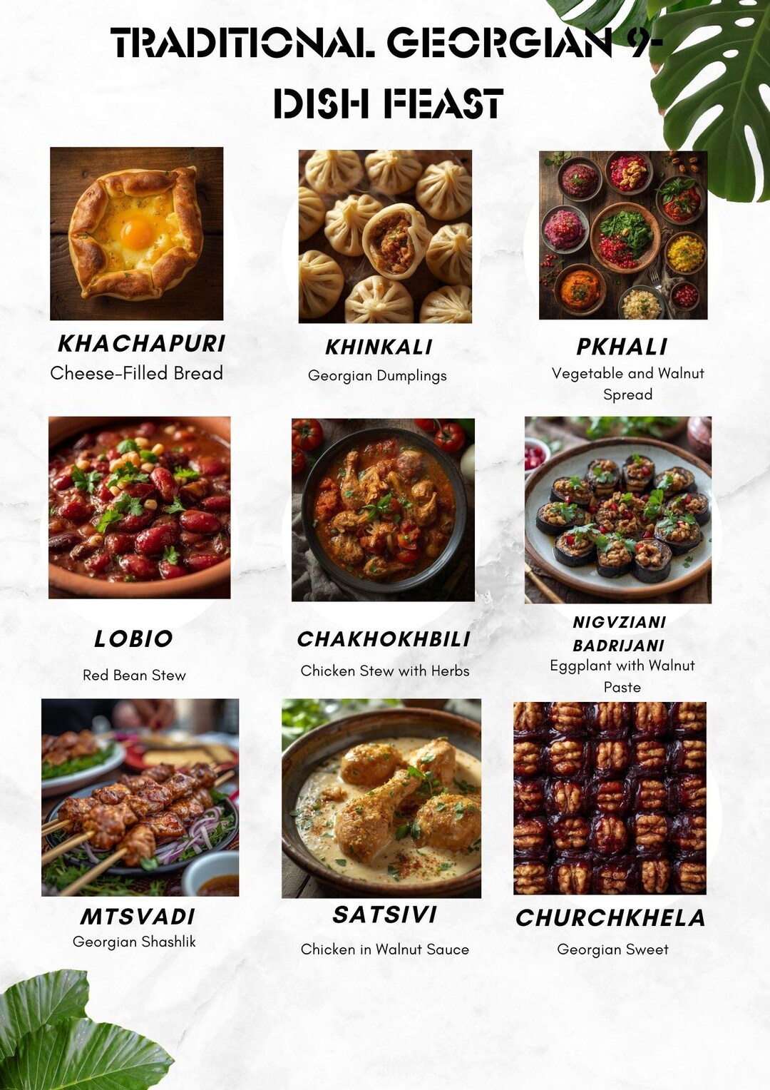 Taste of Georgia | 9 Traditional Recipes | Digital PDF Cookbook - Etsy