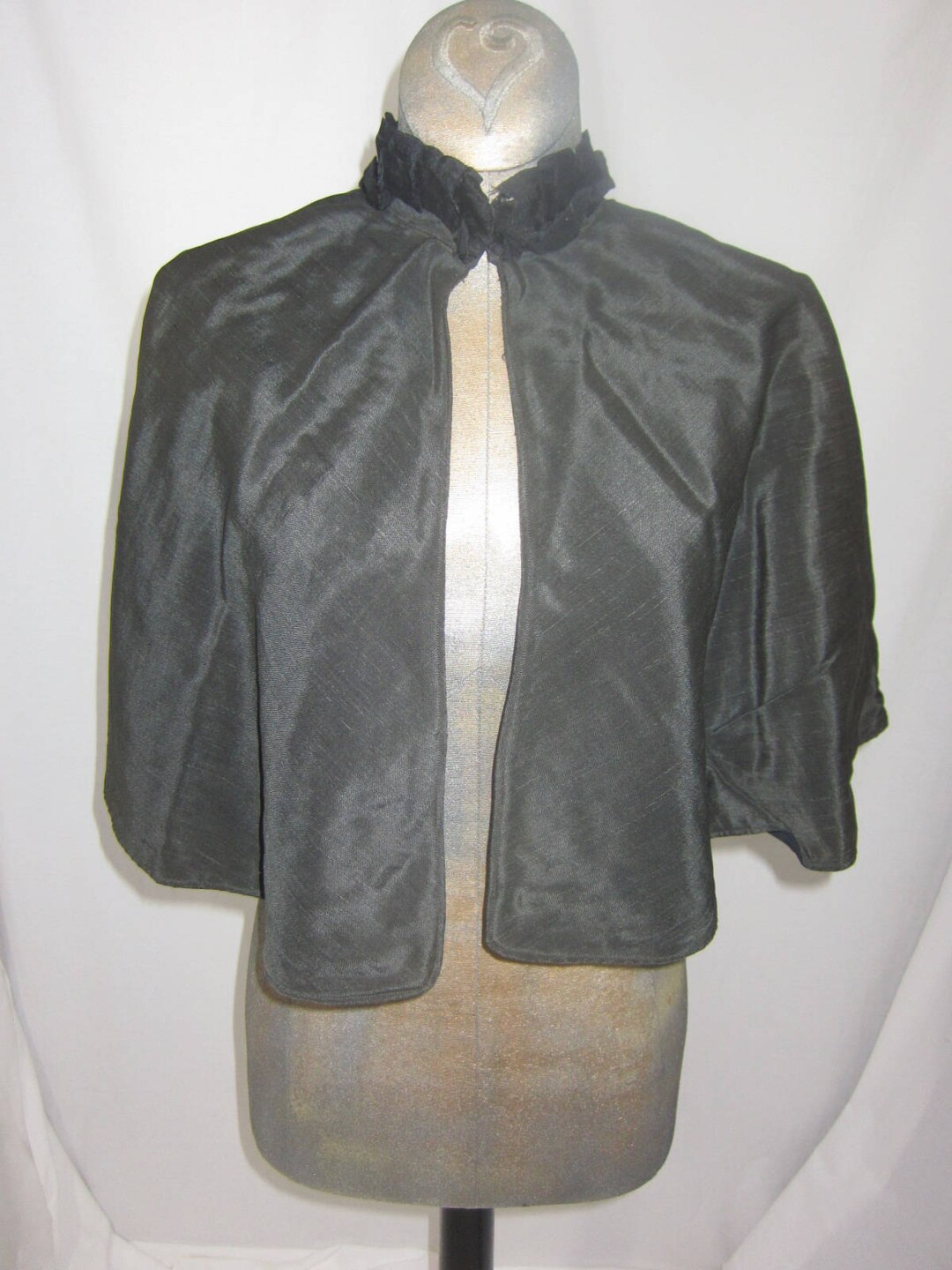 Antique Vintage Black Cape Very Downtown Abbey - Etsy