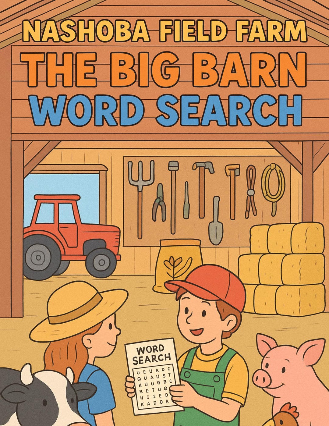 Nashoba Field Farm: the Big Barn Word Search - Activity Book - Etsy