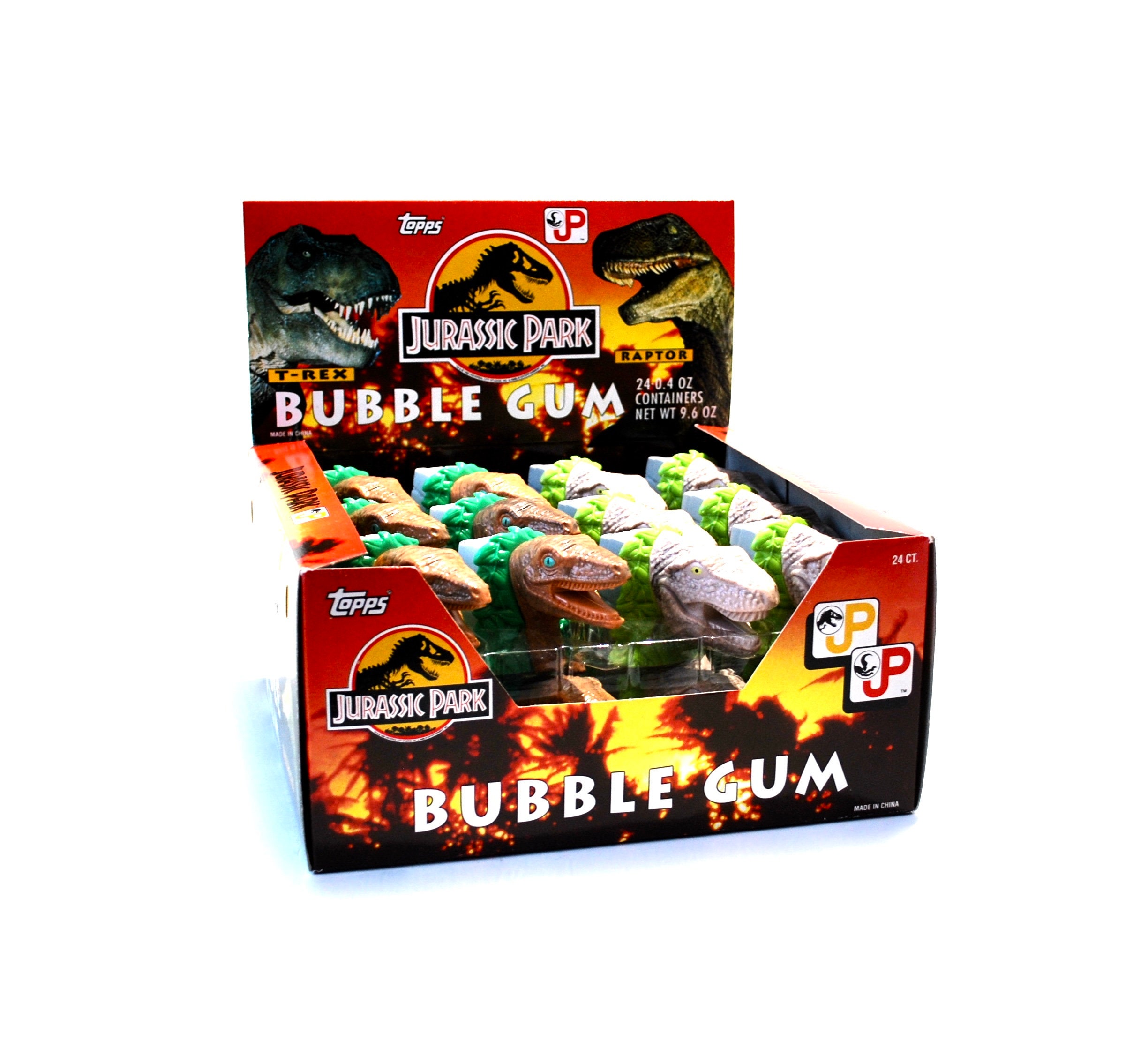 Jurassic Park Candy Containers Set of 2 T-rex & Raptor | Etsy