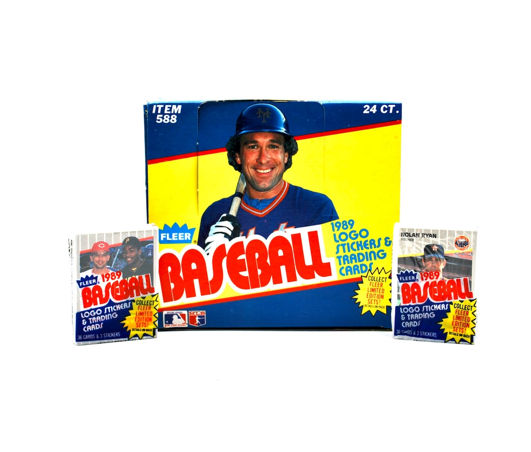 2 Cello Packs 1989 Fleer Baseball Cards 36 Cards per Pack - Etsy