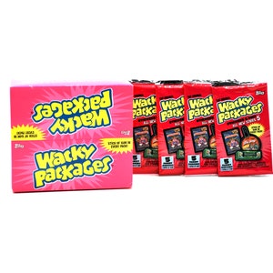4 Packs Wacky Packages Stickers by Topps ANS 5 Includes Poster ...