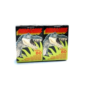 Dinocardz Factory Sealed 80 Card Set Series 1 Authentic Dinosaur ...