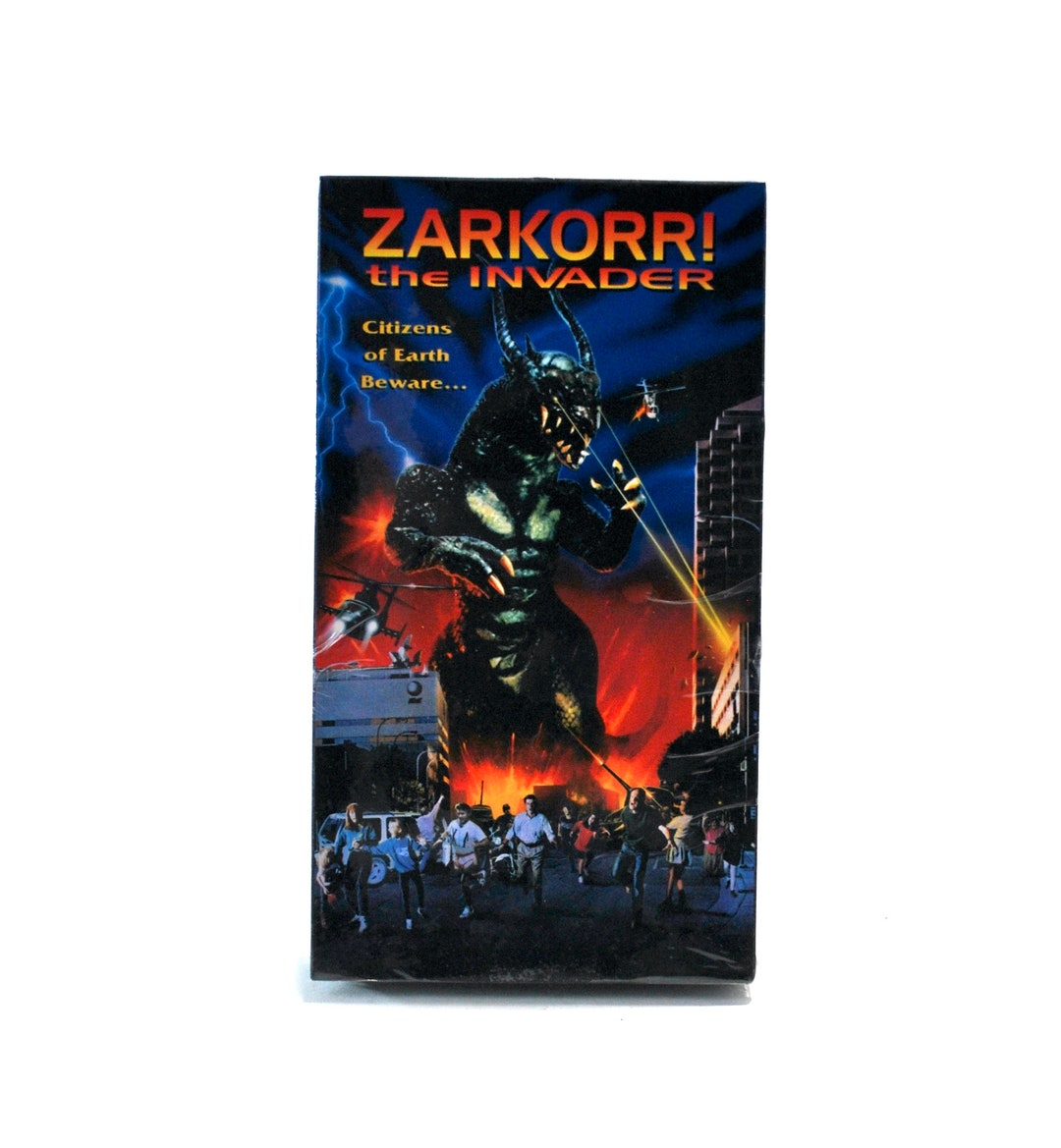 Factory Sealed Zarkorr! the Invader VHS Kaiju - Etsy