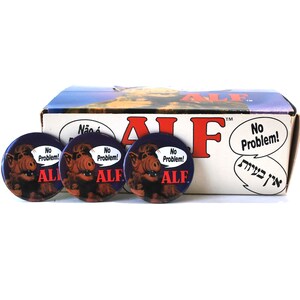 2 Alf No Problem Buttons Old Stock 1986 - Etsy