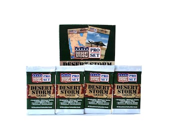 Desert Storm Pro Set Trading Cards Factory Sealed Box 36-packs - Etsy