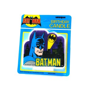 Batman Birthday Candle 1991 - Etsy