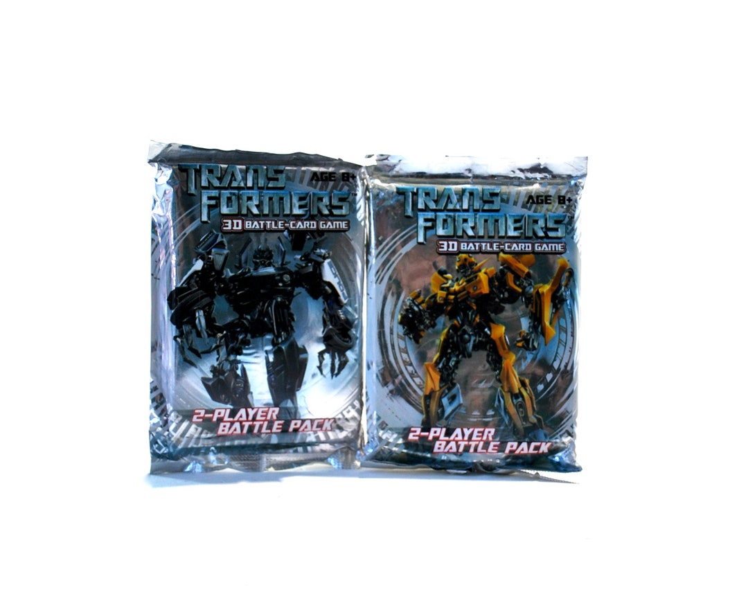 Transformers 3D Battle Card Game Sealed Pack Autobots & Decepticons - Etsy