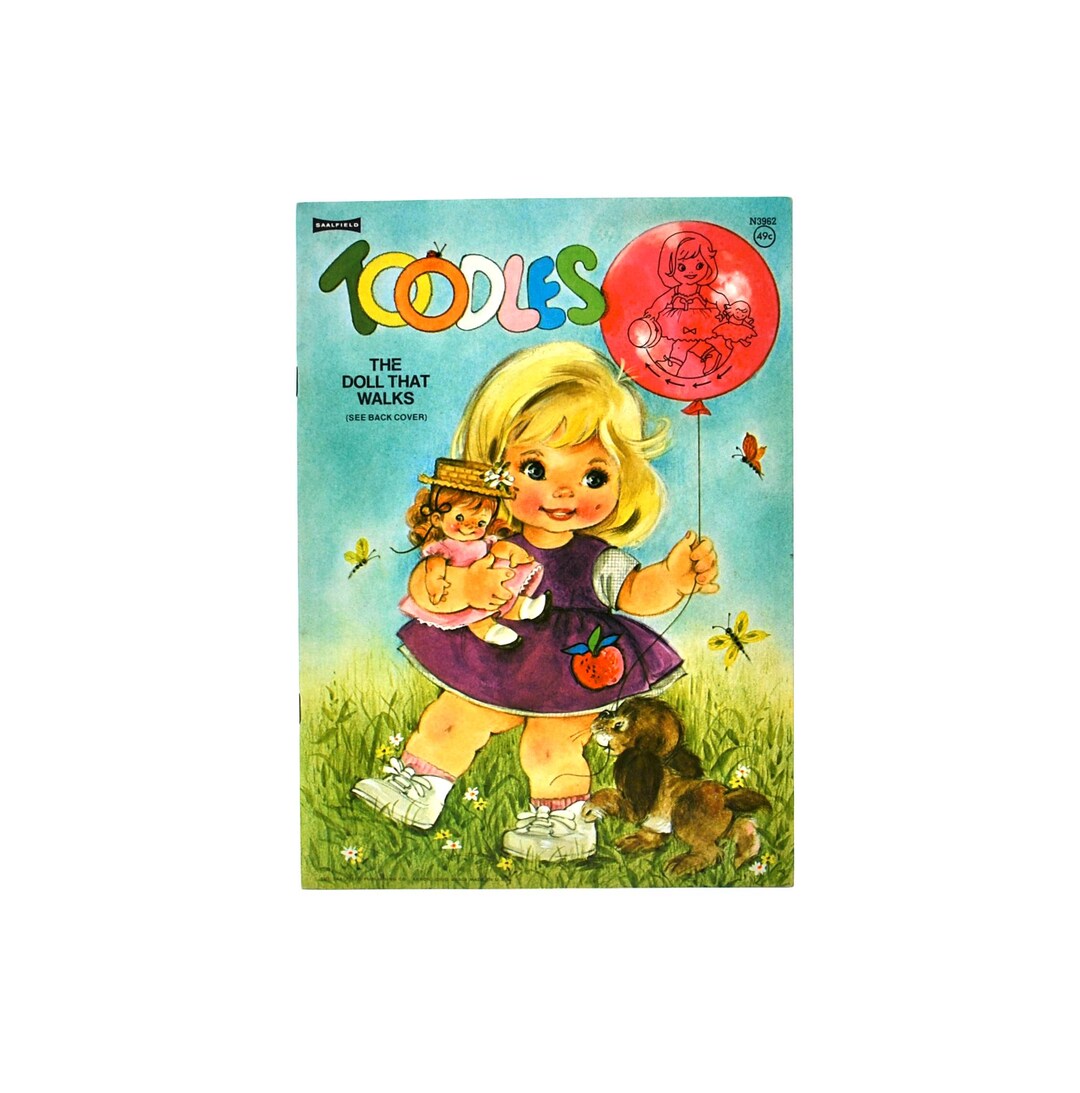 Toodles the Doll That Walks Paper Doll Book by Saalfield UNCUT - Etsy
