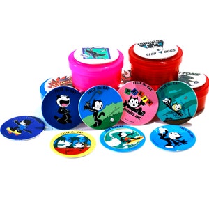 Felix the Cat Pog Collection & Pog Tube Milk Caps WPF - Etsy
