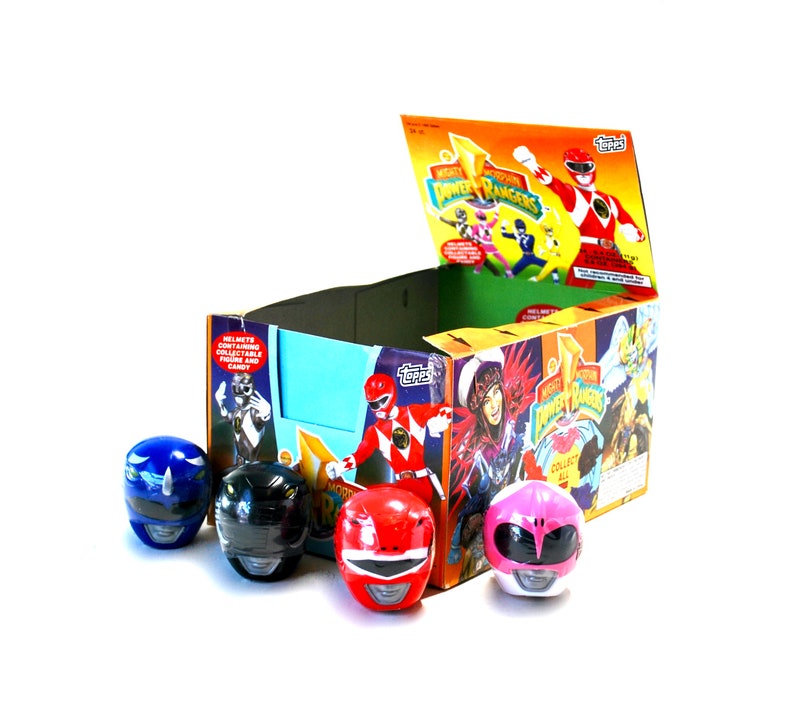 Mighty Morphin Power Rangers Candy Helmets & Collectible - Etsy