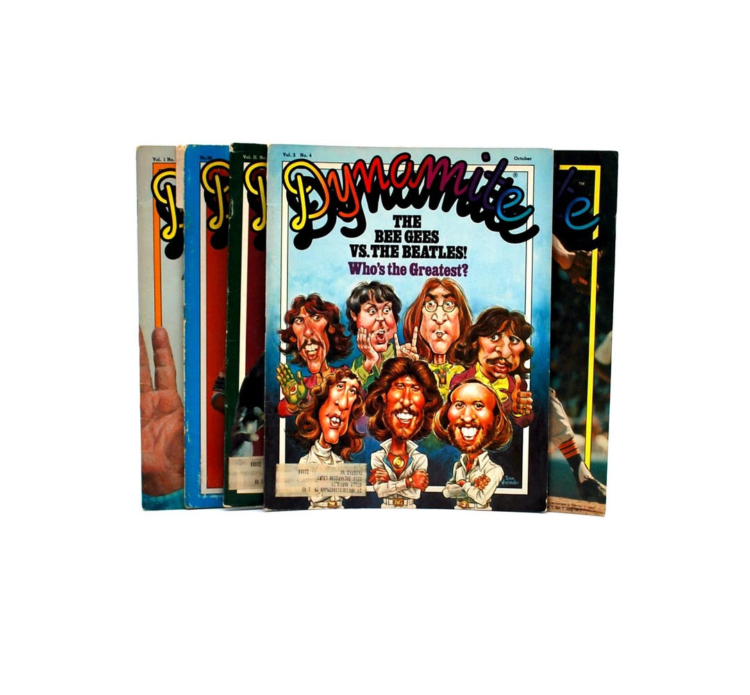 Dynamite Magazine Collection Beatles, Alfred E. Neuman, Incredible Hulk ...