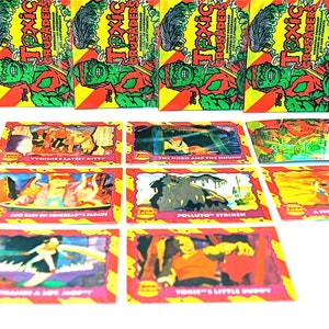 4 Packs Toxic Crusader Cards & Holograms by Topps Troma - Etsy