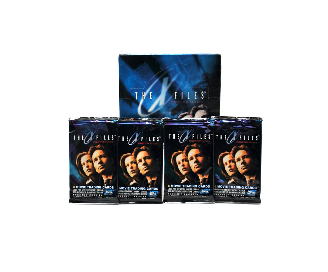 4 Packs the X Files Movie Trading Cards by Topps 1998 Fox Mulder & Dana ...