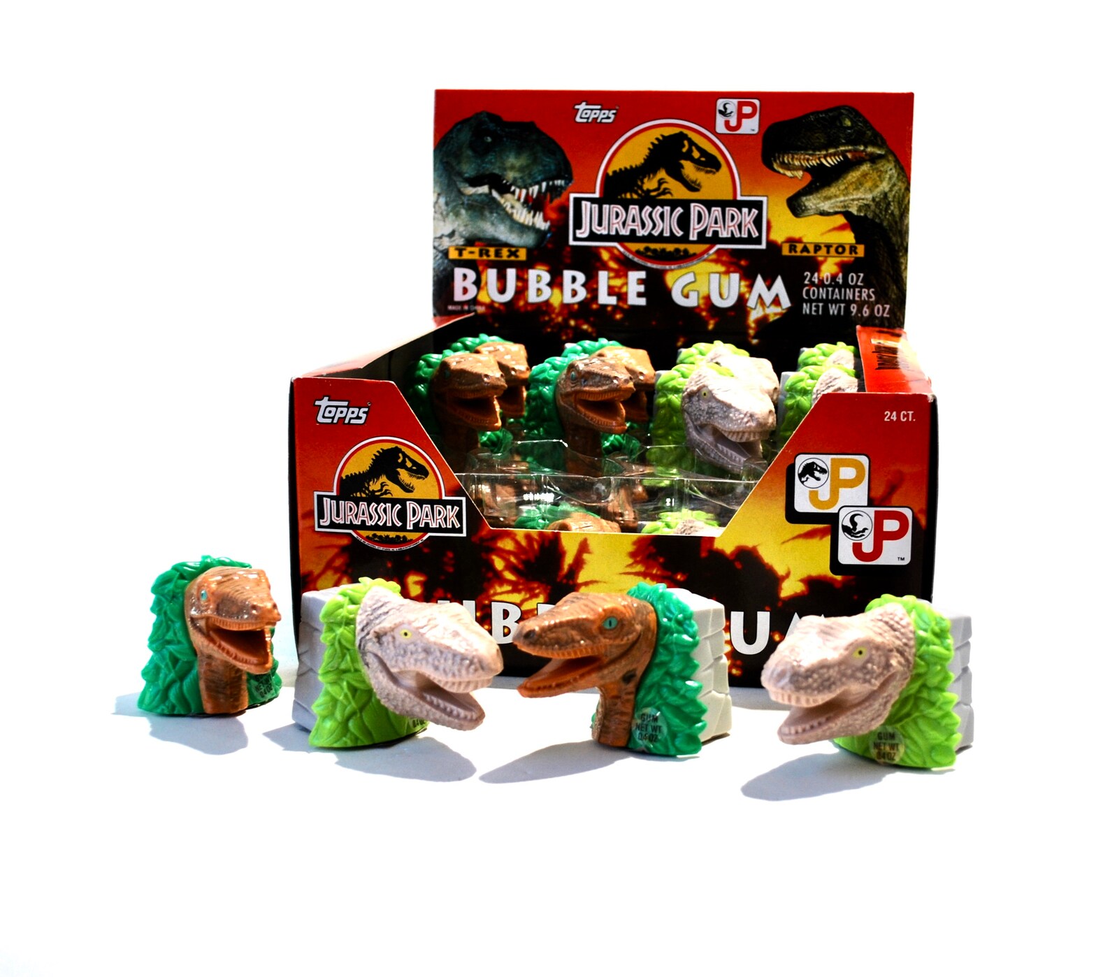 Jurassic Park Candy Containers Set of 2 T-rex & Raptor | Etsy