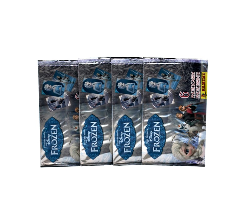 4 Packs Disney Frozen Photocards by Panini Elsa, Ana, & Olaf - Etsy