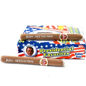 2 George Bush Bubble Gum Cigars by Swell Made in 2000 El - Etsy
