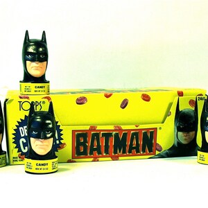 3 Batman Candy Containers by Topps Michael Keaton DC Comics - Etsy