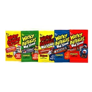 5 Packs Wacky Packages Old School Stickers Series 1-5 Topps GPK - Etsy