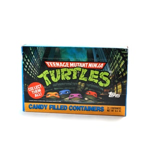 Teenage Mutant Ninja Turtles Candy Containers Set of 4 Topps Candy 1991 ...