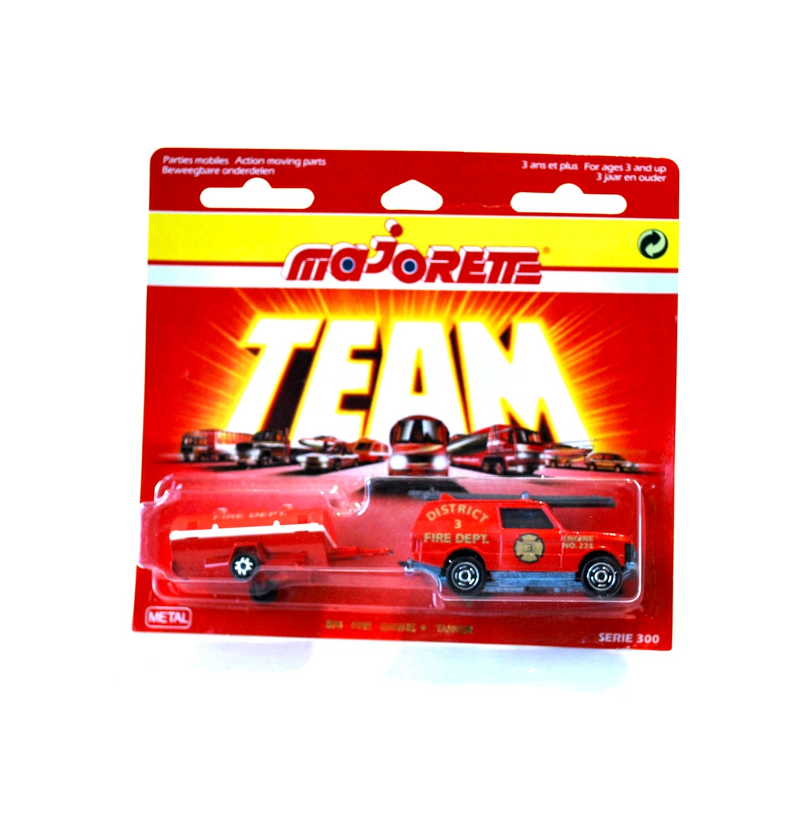 Majorette Collection Fire Engine W/tanker & Shell Oil Tanker Still ...