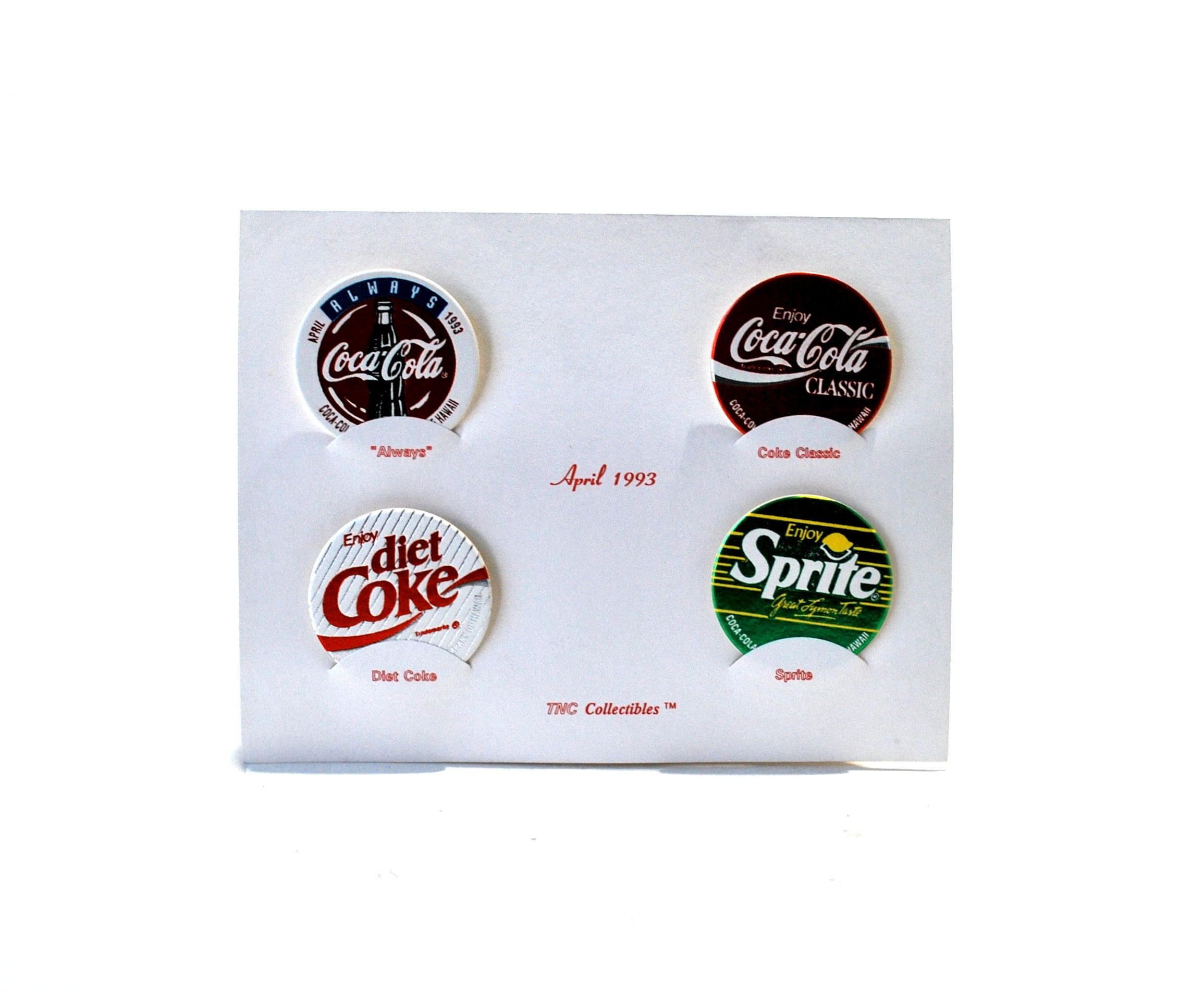 Coca Cola Pog Collection Sprite Coca Cola Classic Diet Coke | Etsy