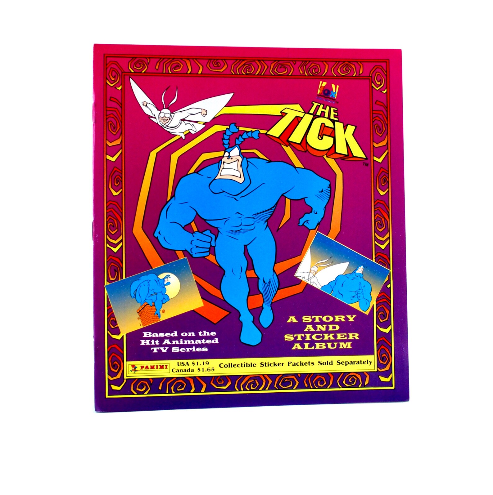 The Tick Sticker Album & 10 Sticker Packs Panini 1995 Old | Etsy