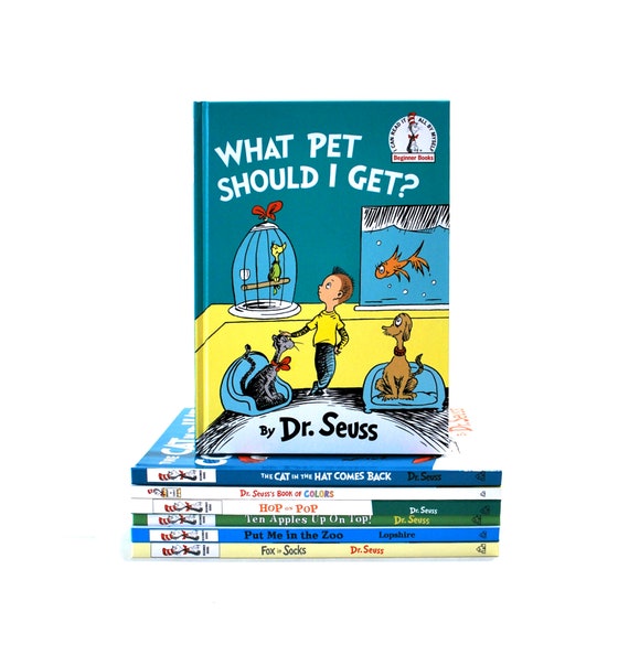 7 Dr Seuss Beginner Book Collection Book of Colors Hop on | Etsy