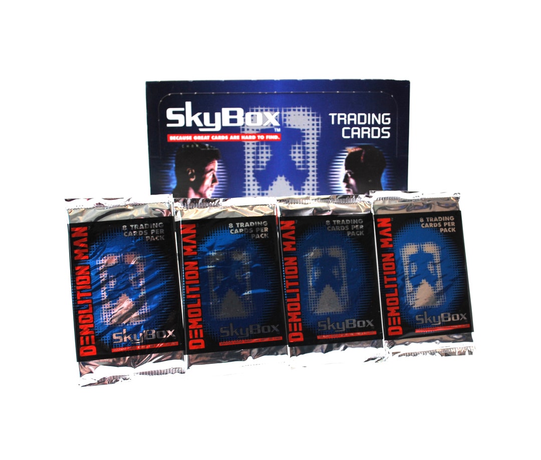 4 Packs of Demolition Man Trading Cards by Skybox 1993 Sylvester ...