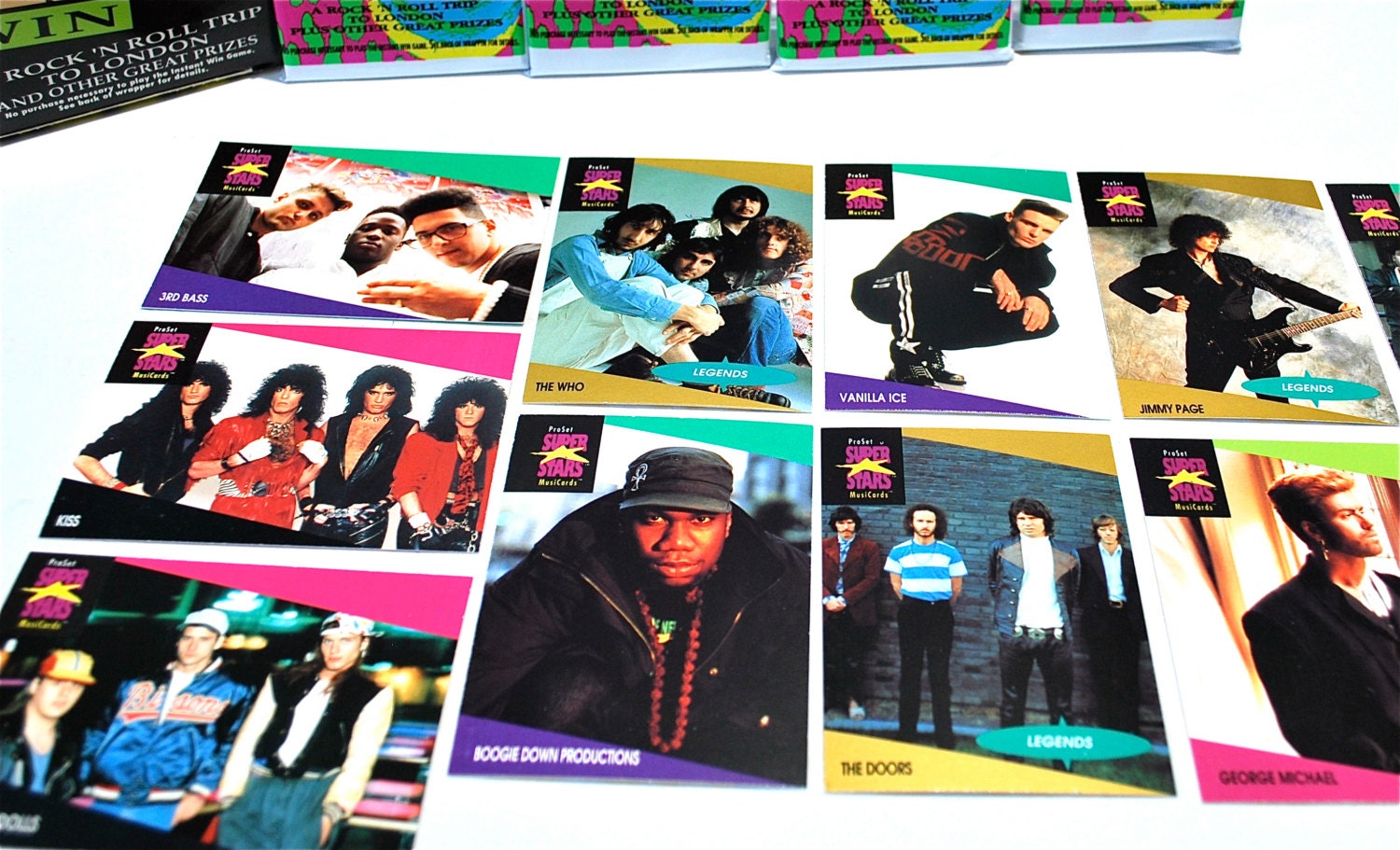 4 Packs of Super Star Music Cards by Proset MTV Rap - Etsy