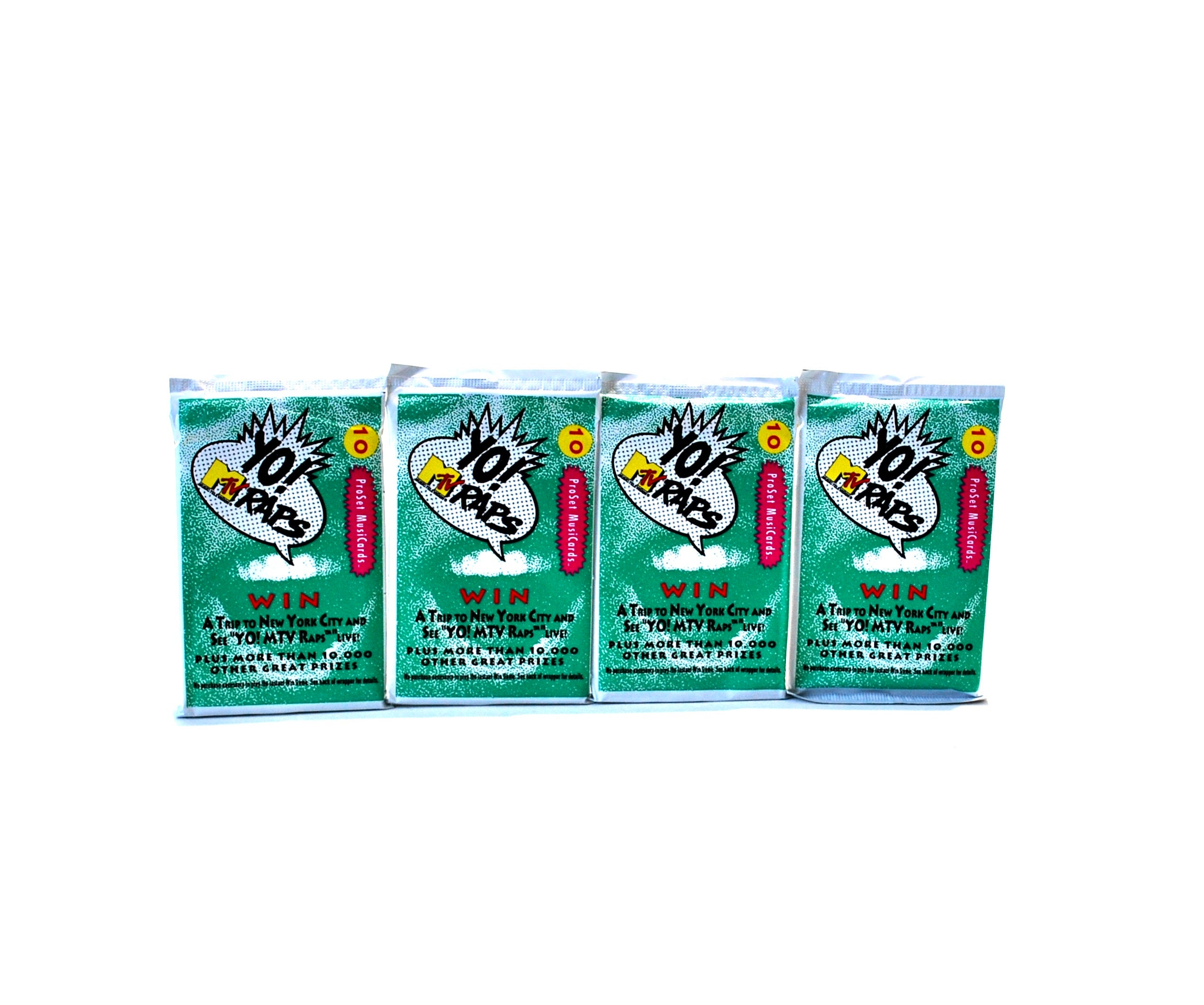 4 Packs of Yo! MTV Raps Cards by Pro Set Original Series 1991 - Etsy Canada