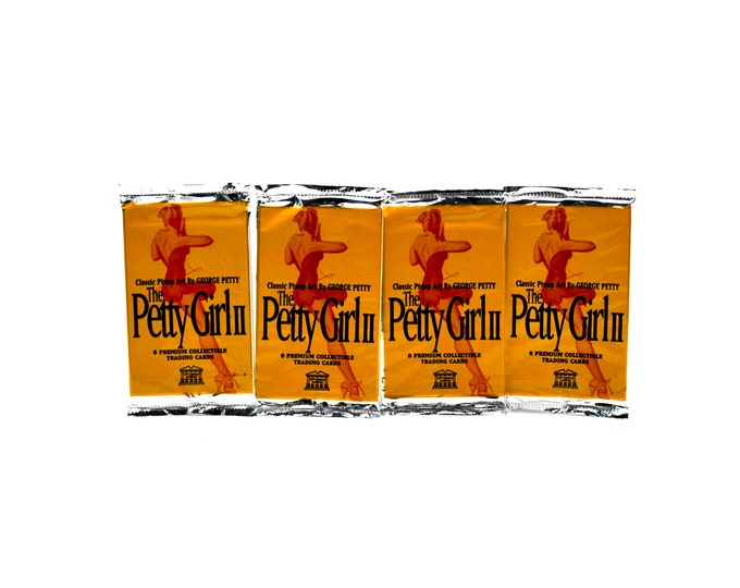 4 Packs of Petty Girl Pin up Trading Cards by 21st Century Archives Art ...