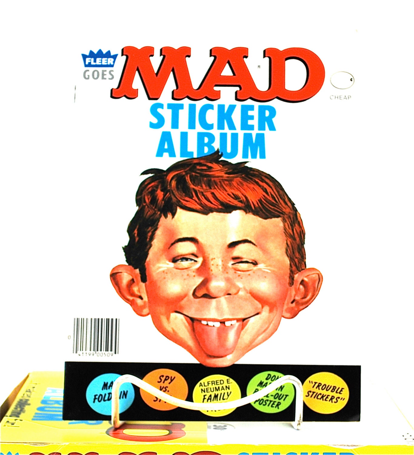 MAD Sticker Album & 4 Sticker Packs 1982 Fleer | Etsy