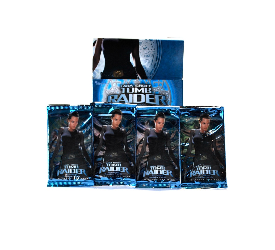 4 Packs of Lara Croft Tomb Raider Trading Cards by Inkworks Playstation ...