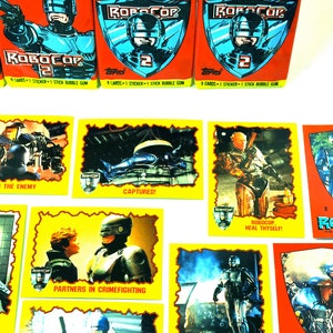 4 Packs Robocop Trading Card & Stickers by Topps - Etsy