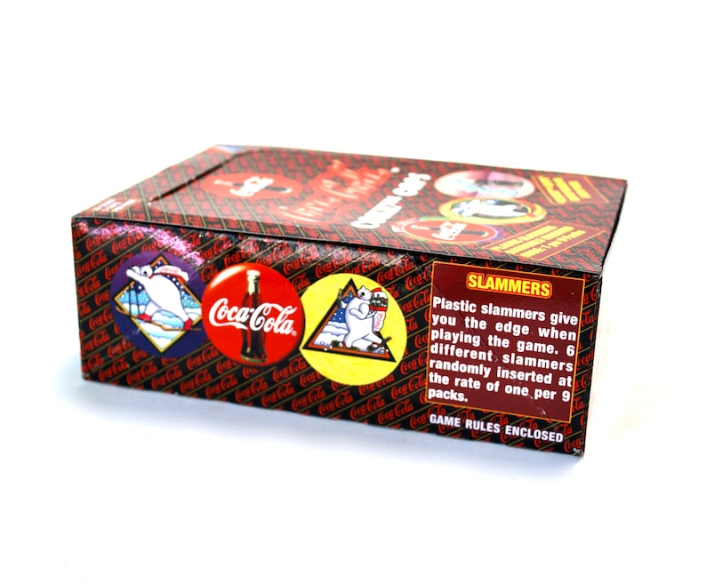 4 paquetes de Coca Cola Coke Caps Pogs Milk Caps Slammers 1995 - Etsy ...