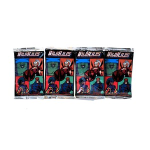 4 Packs of Wild Kaps Pogs Featuring Jim Lee's Wild C.A.T.S. From Image ...