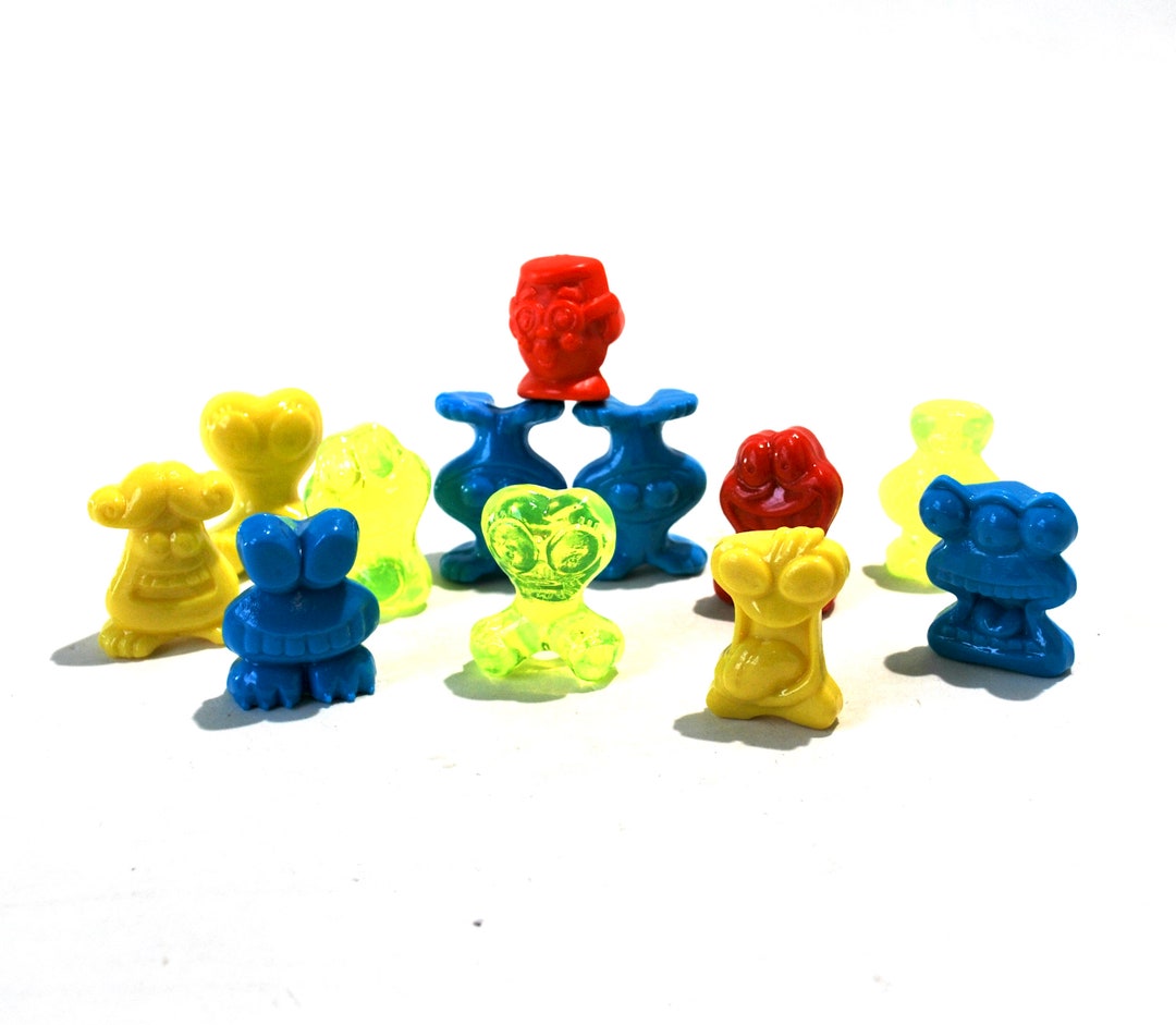 6 Jumbo Crazy Bones by Magic Box Inc Over 1" Tall Picked at Random - Etsy