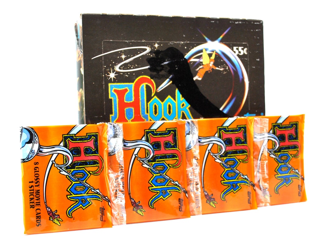 4 Packs Hook Trading Cards by Topps 1991 Robin Williams Peter Pan - Etsy