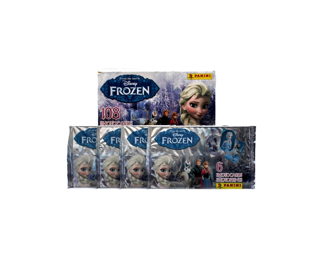 4 Packs Disney Frozen Photocards by Panini Elsa, Ana, & Olaf - Etsy