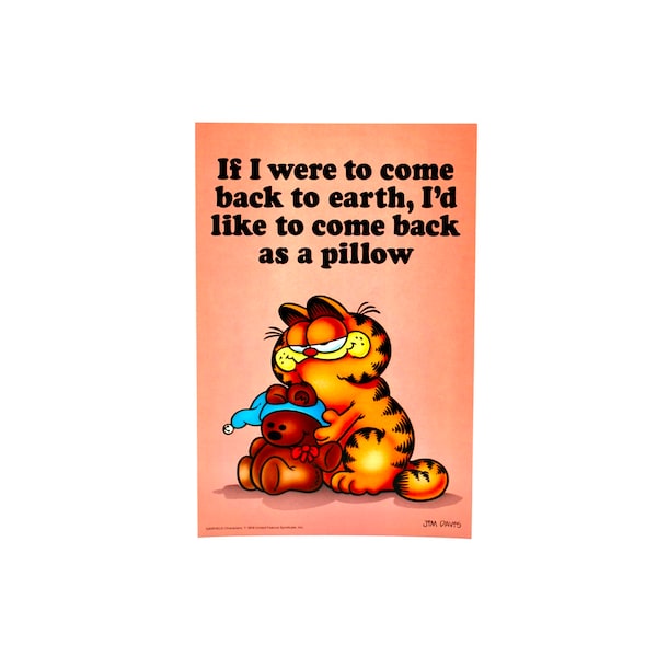 Garfield Odie Poster - Etsy