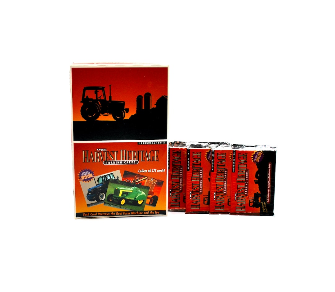 4 Packs ERTL Harvest Heritage Trading Cards Farm Tractors 12 Cards per ...