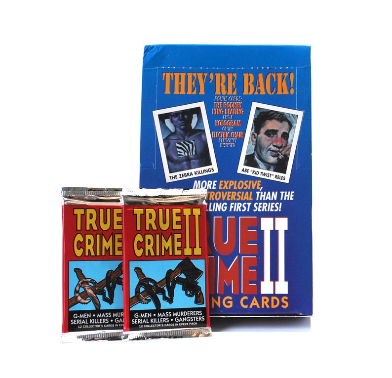 4 Packs of True Crime Trading Cards Series II by Eclipse - Etsy