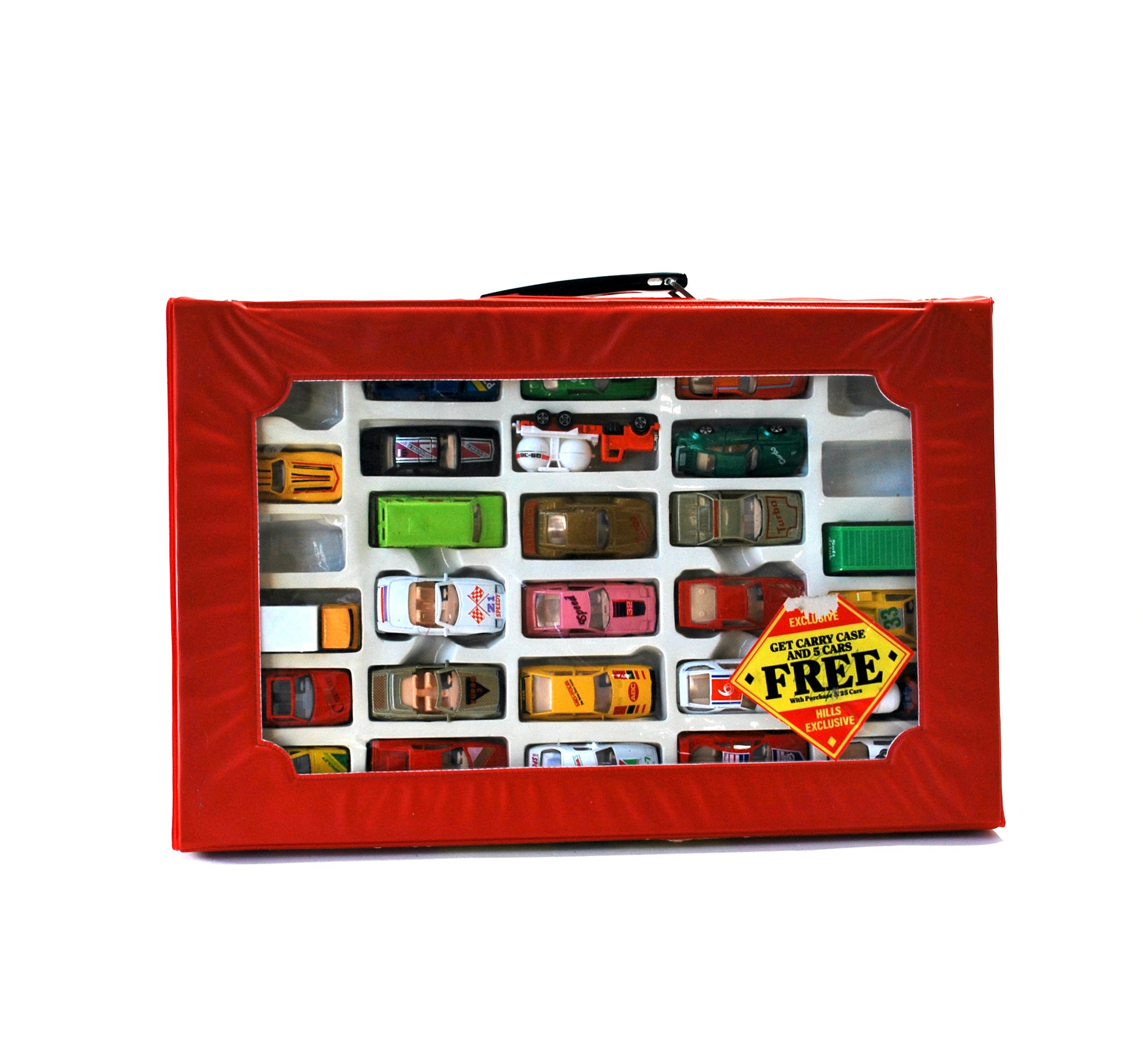 Die Cast Car Collection & Carrying Case From Hills Department | Etsy