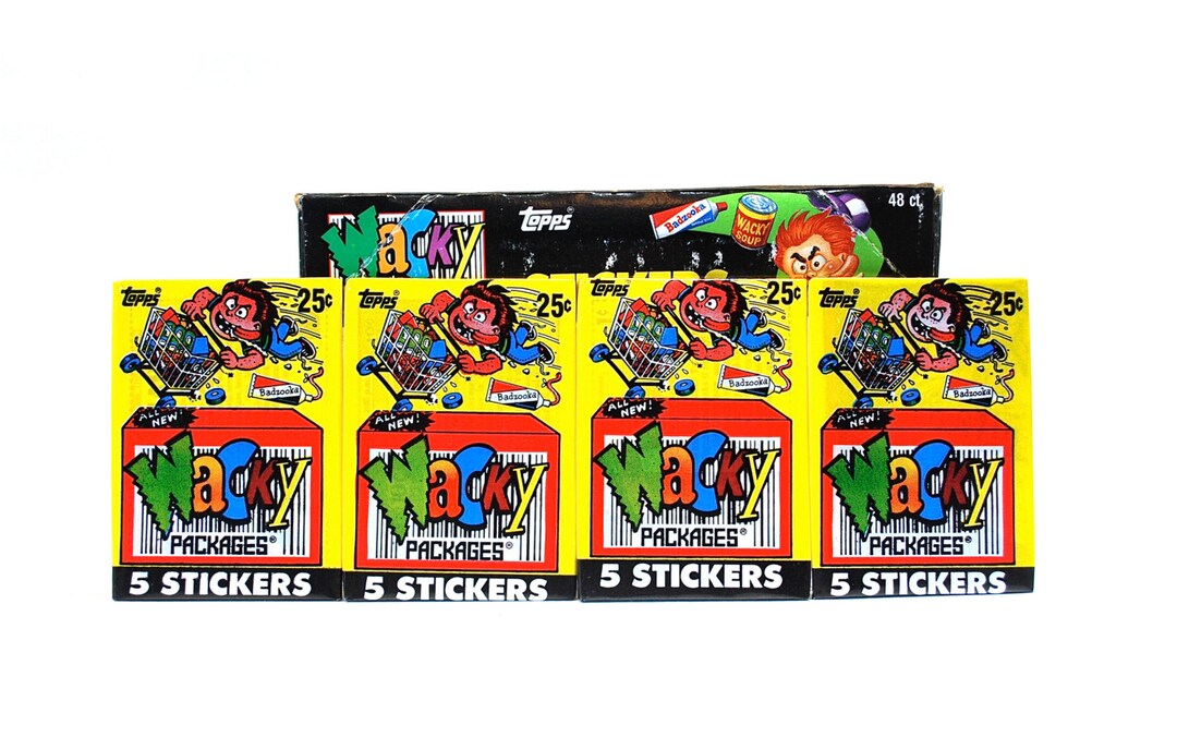 4 Packs Wacky Packages Sticker Packs Topps Spoofs - Etsy