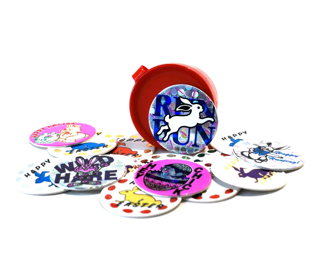 Easter Pog Collection & Pog Container Easter Bunnies - Etsy